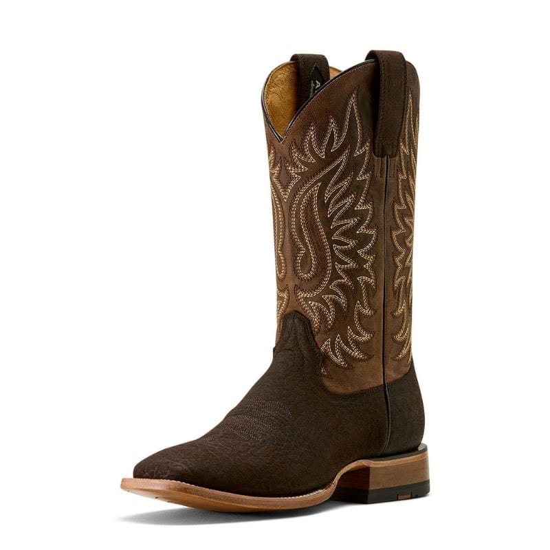Bota Vaquera Bisonte Chocolate Para Hombre | Ariat – Botines Charros LLC
