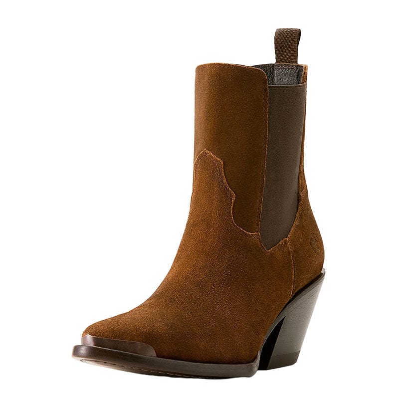 Botin Vaquero Shiloh Dark Ginger Suede Para Mujer | Ariat – Botines ...