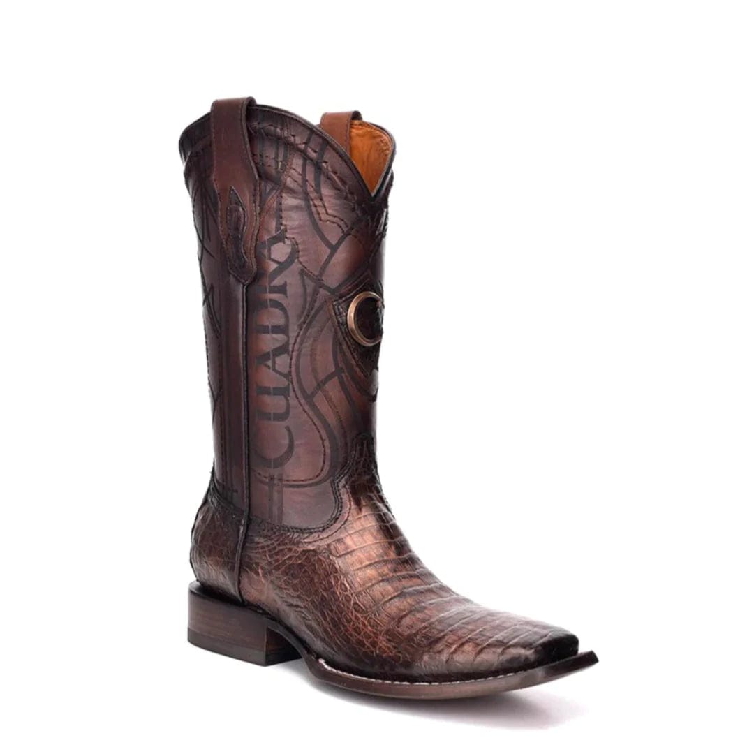 Bota Vaquera Cuadra Paris Cafe Para Hombre – Botines Charros LLC