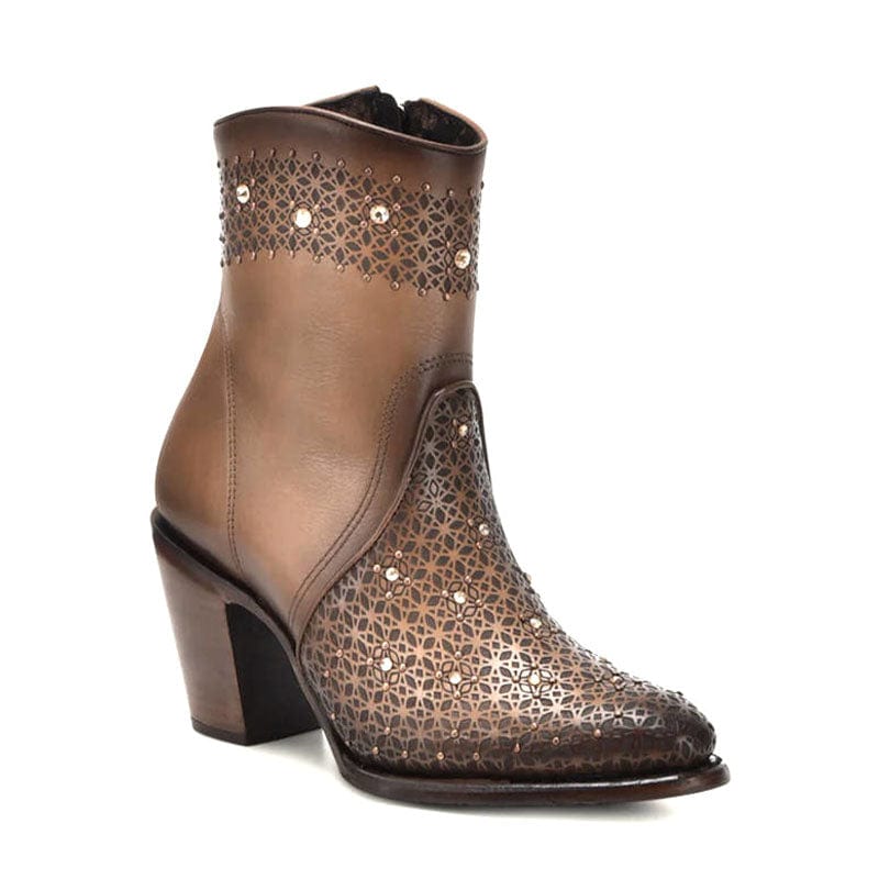 Botin Casual Cuadra Crust Arena Para Mujer | 4V02RS – Botines Charros LLC