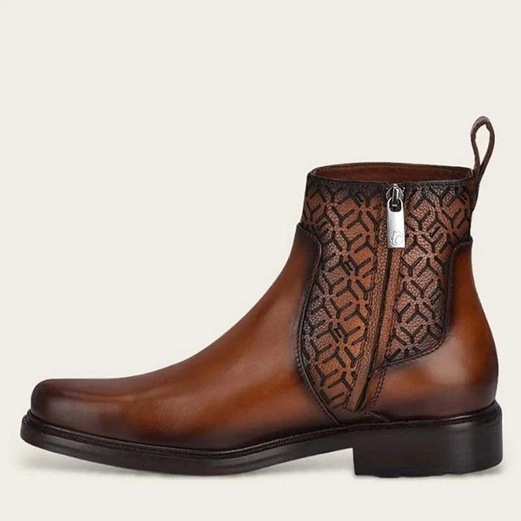 Botin Urbano Franco Cuadra Miel Para Hombre – Botines Charros LLC